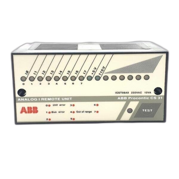 ICST08A9 ABB Analog I Remote Unit